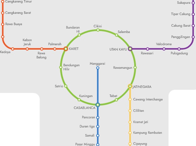 Peta Metro Jakarta Impian Anandastoon - Anandastoon